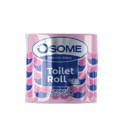 OSOME Clean It Toilet Roll Single Pink | Luxe Pink & Ultra-Soft Tissue ...