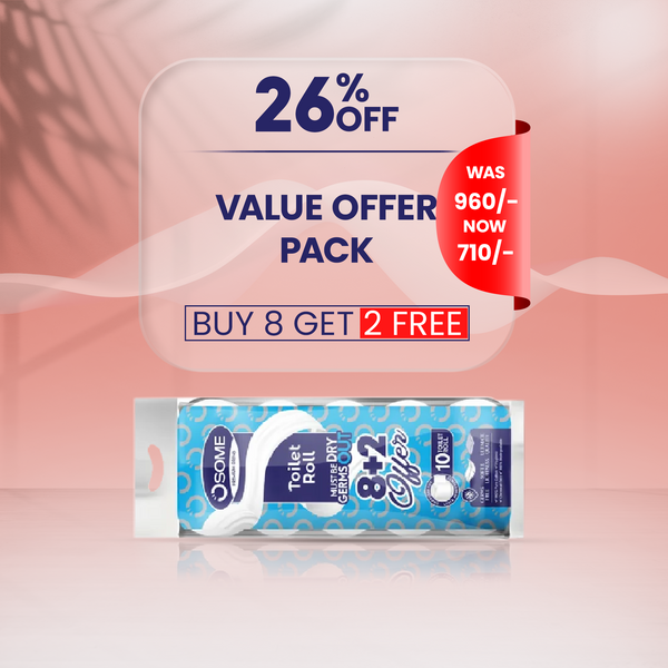 Value Offer Pack - Buy 8 Get 2 Free Osome Tissues - Stock Up & Save!